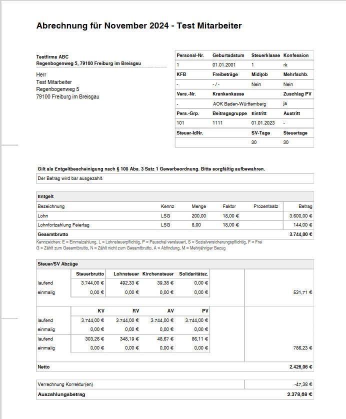 Lohnabrechnung: Dokumente für Arbeitgeber & Arbeitnehmer