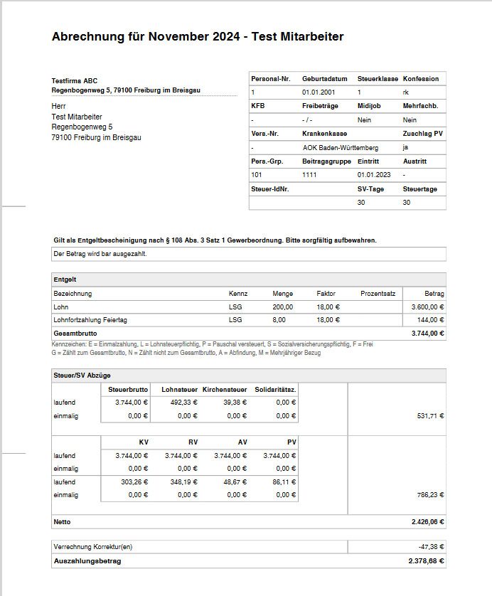 Lohnabrechnung: Dokumente für Arbeitgeber & Arbeitnehmer