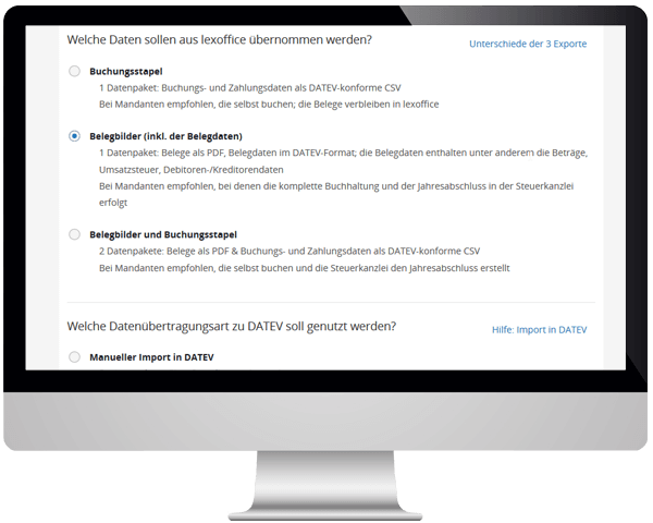 DATEV Datenexport aus Lexware Office in die Kanzleisoftware
